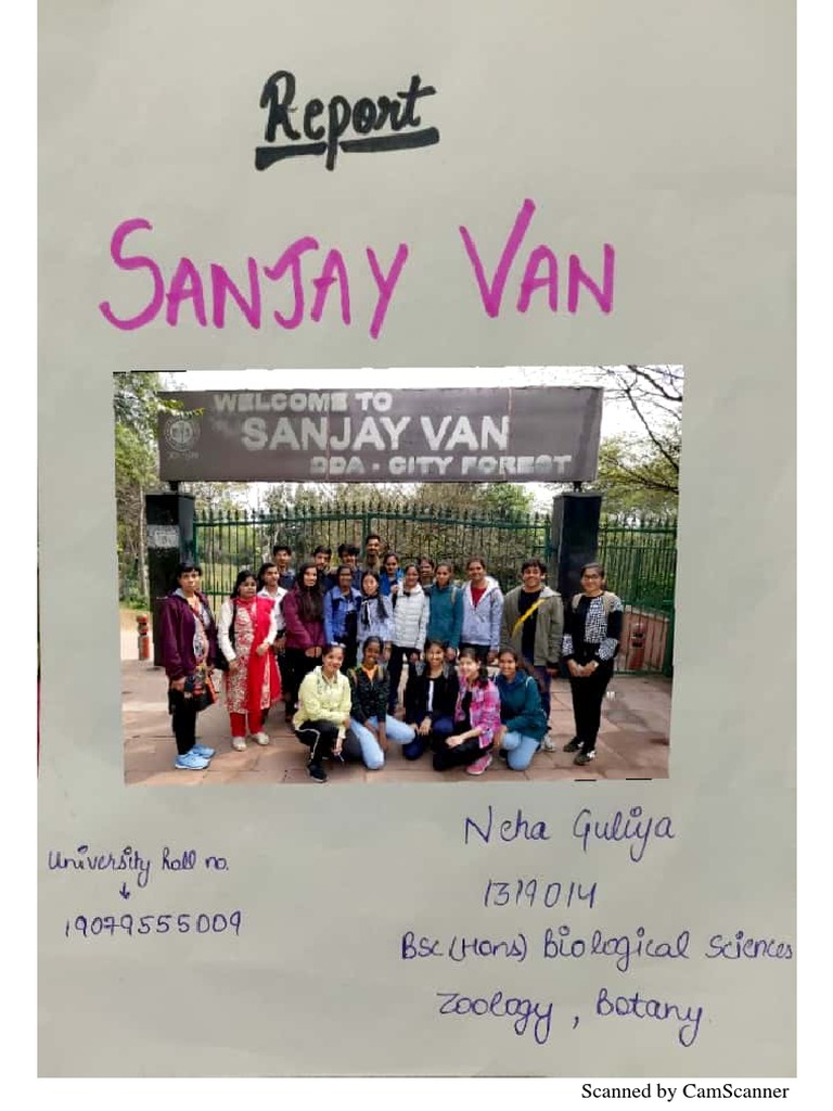 Sanjay Van Report | PDF
