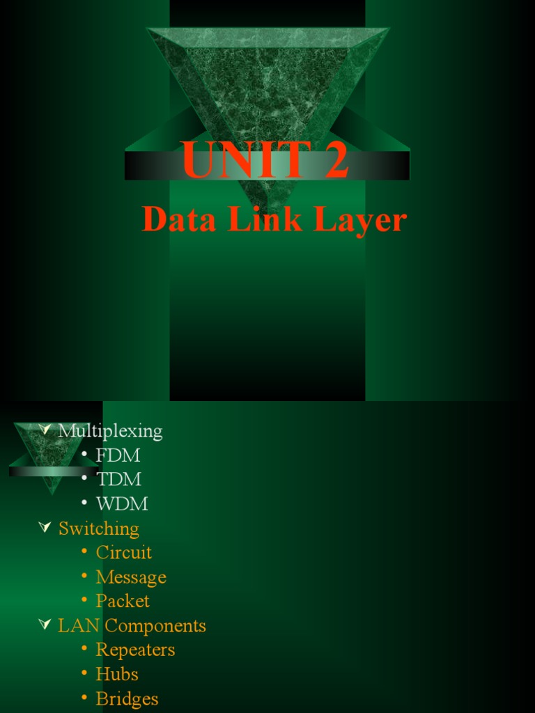 Unit 2 | PDF | Network Switch | Multiplexing