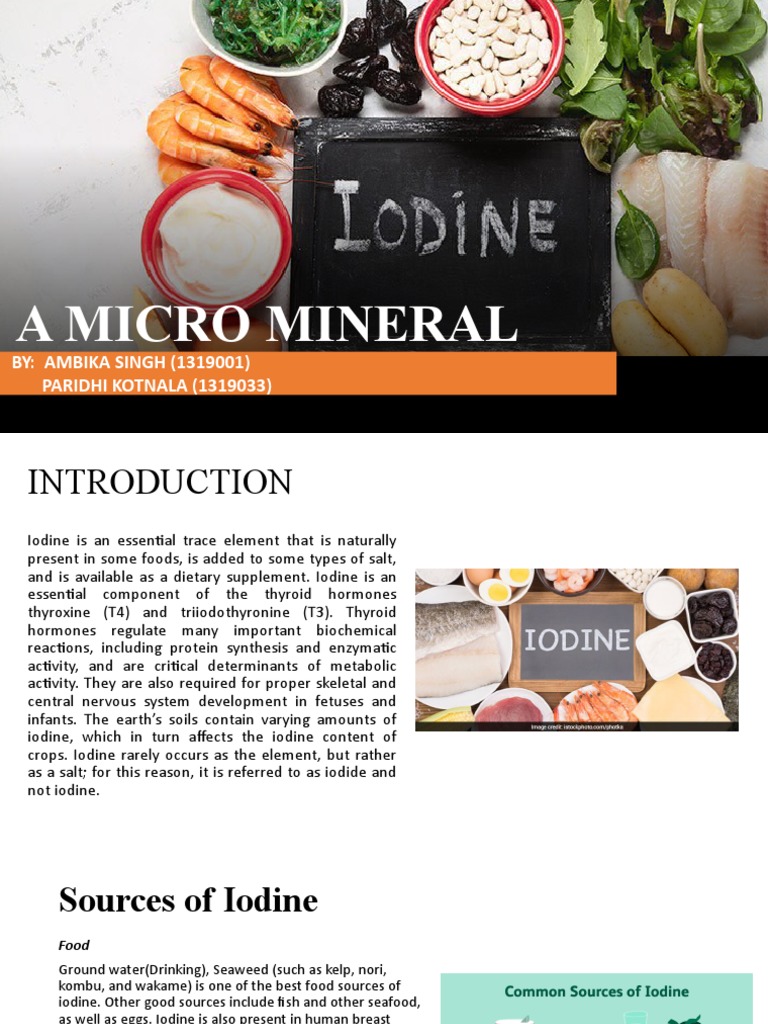 Iodine | PDF | Iodine