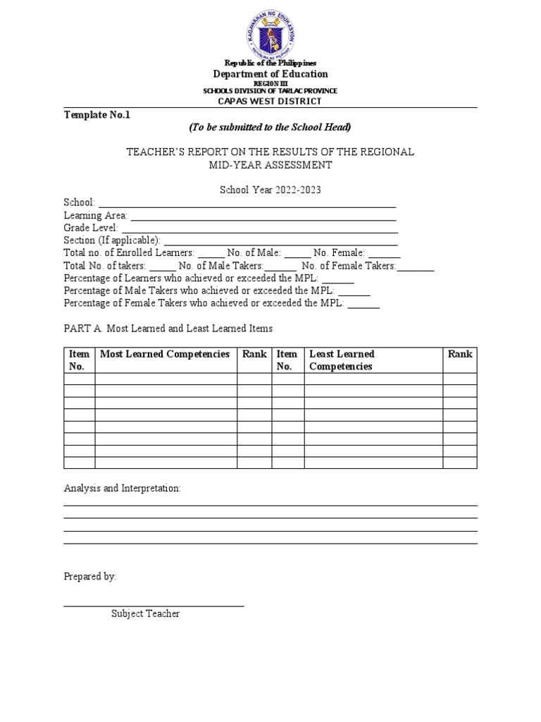 Template No.1 RMYA | PDF