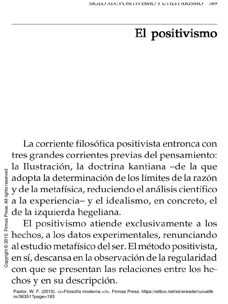 FILOSOFIA MODERNA Completo | PDF