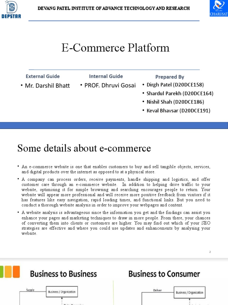 E-commerce Website Presentation | PDF