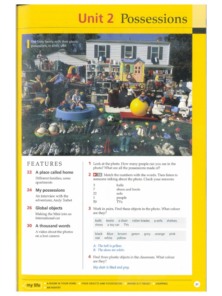 Life Elementary Unit 2 | PDF