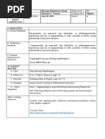 DLP - Q1 Lesson 6 Pagkasunod-Sunog NG Pangyayari | PDF