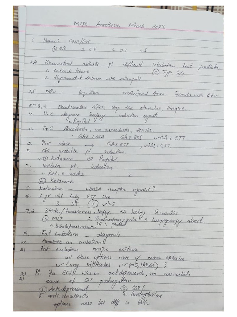 MCPS Paper March 2023 | PDF