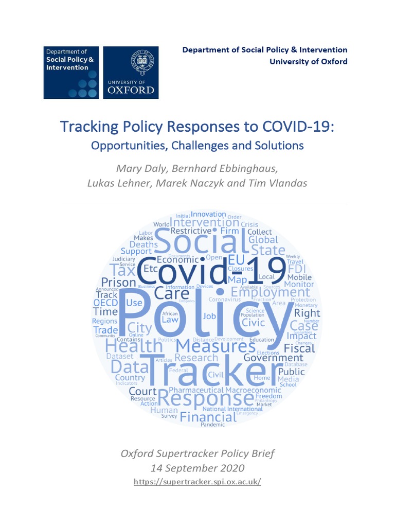 Daly Et Al 2020 | PDF | Policy | Data