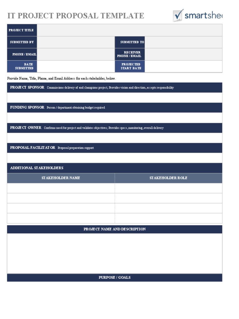 IC IT Project Proposal Template | PDF | Reliability Engineering | Business