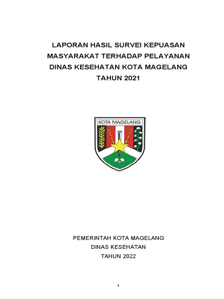 Laporan Hasil SKM DKK 2021 | PDF
