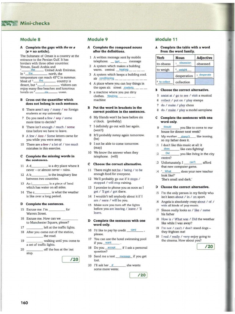 Mini-Check Exercises | PDF