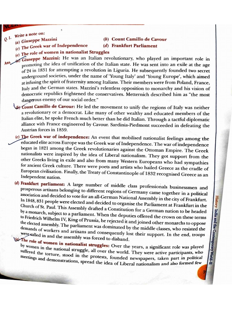 Class 10 History Chapter 1 | PDF