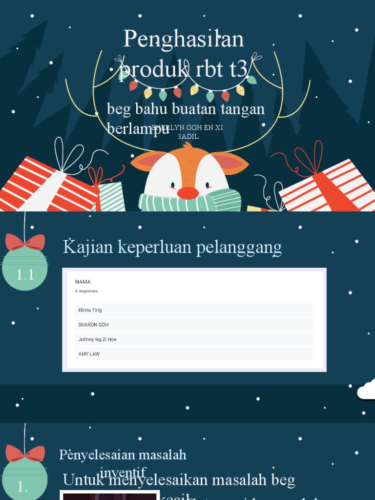 Penghasilan Produk RBT t3: Beg Bahu Buatan Tangan Berlampu | PDF
