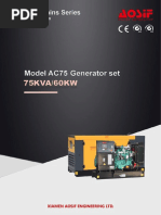 Diesel Generator Set C600D6: 750 kVA Standby - 60Hz | PDF | Electric ...