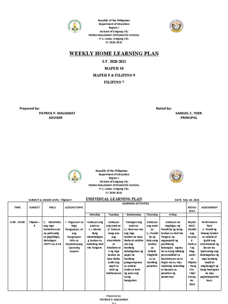 WHLP 4th Grading Sy 2020-2021 | PDF