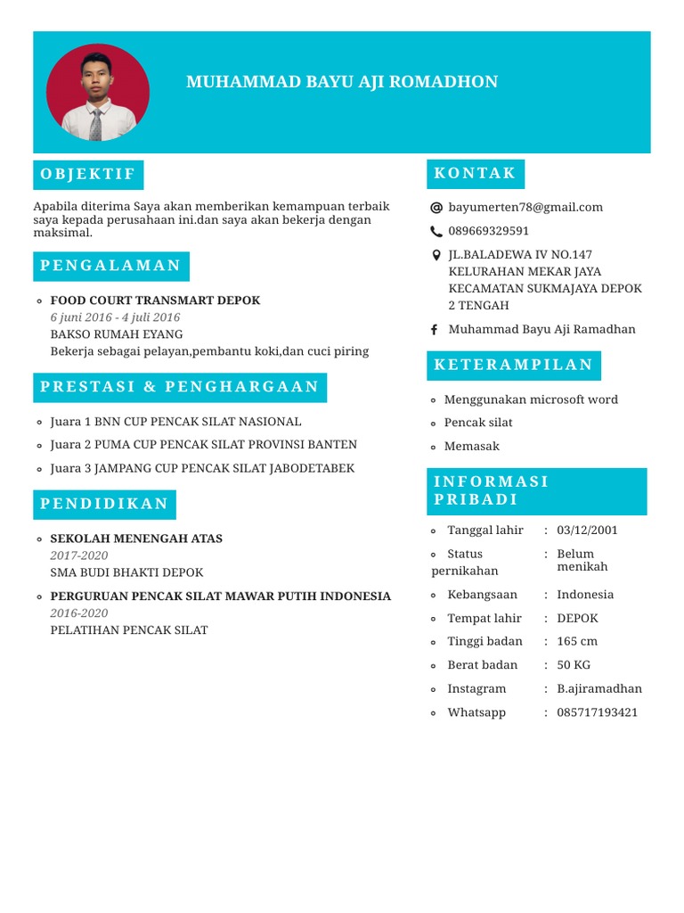 Contoh CV Kerja | PDF