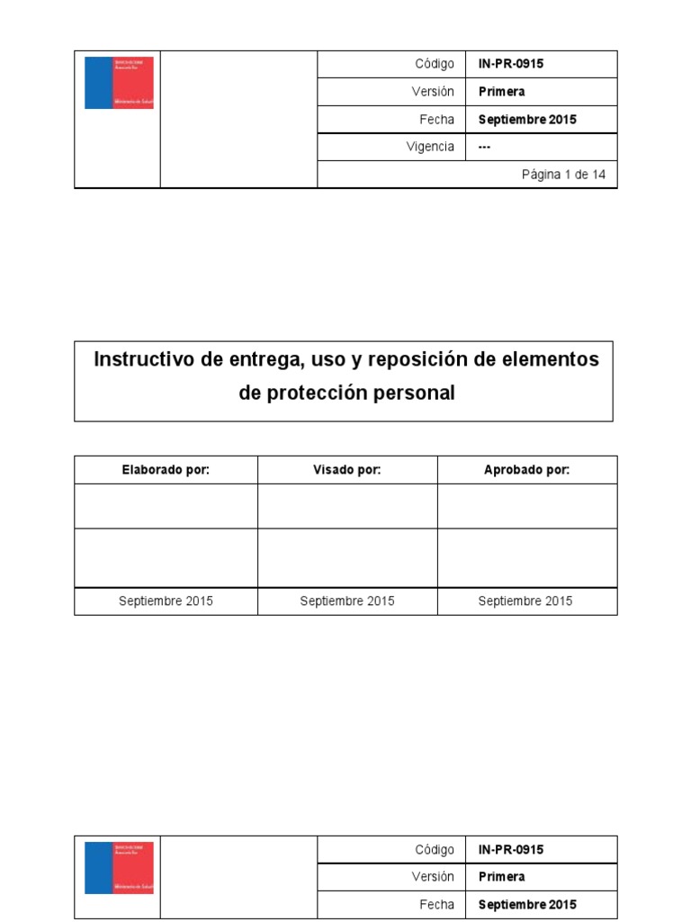 Procedimiento Entrega y Uso Epp | PDF | Hospital