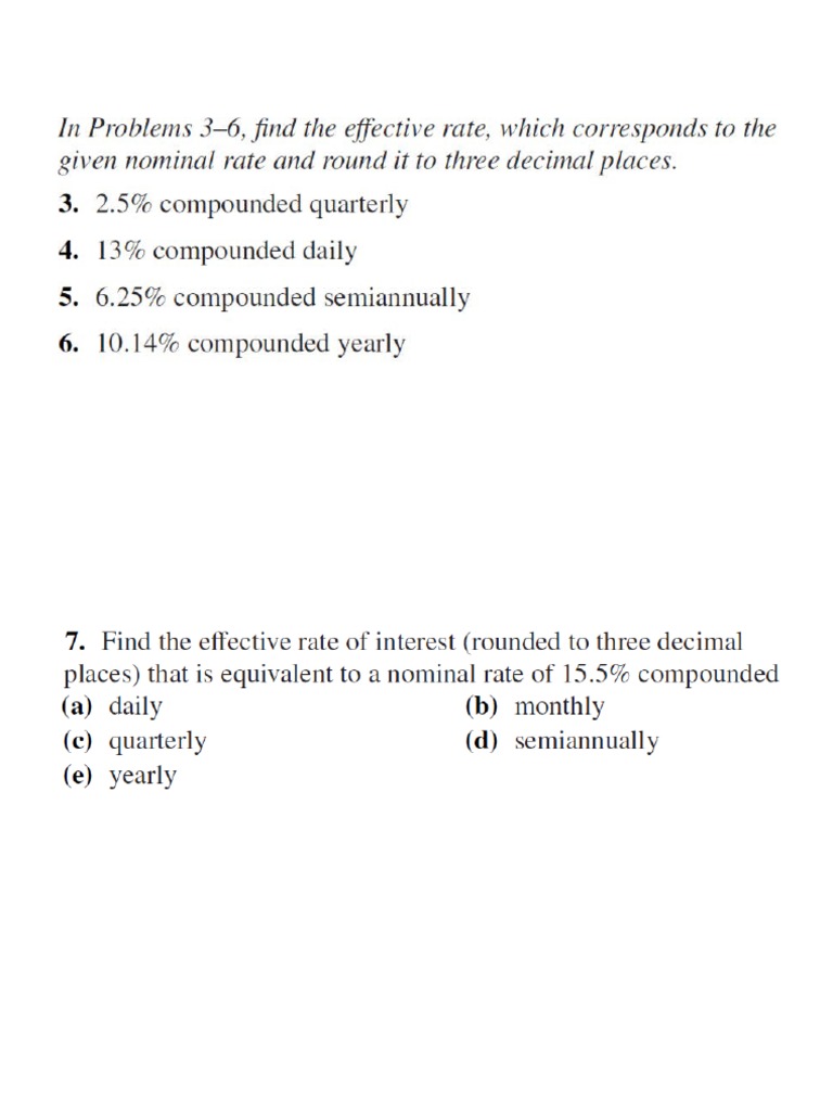 Chapter 1 Mathematics of Finance | PDF
