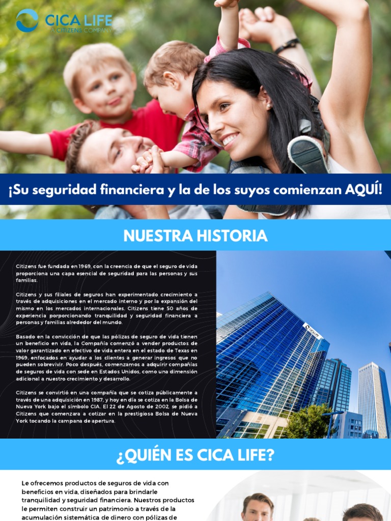 Presentacion CICA LIFE Venta Poliza | PDF