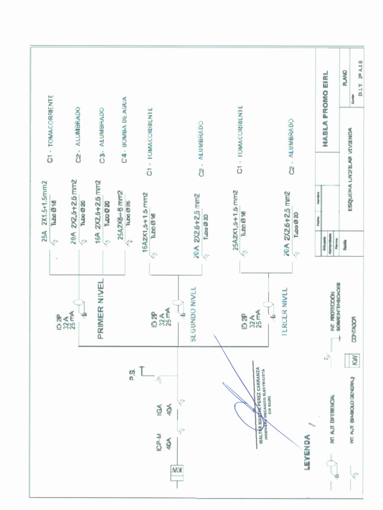 Diagrama Unifilar | PDF