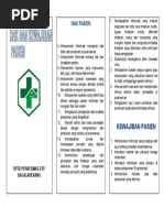 Leaflet Hak Dan Kewajiban Pasien Edit | PDF