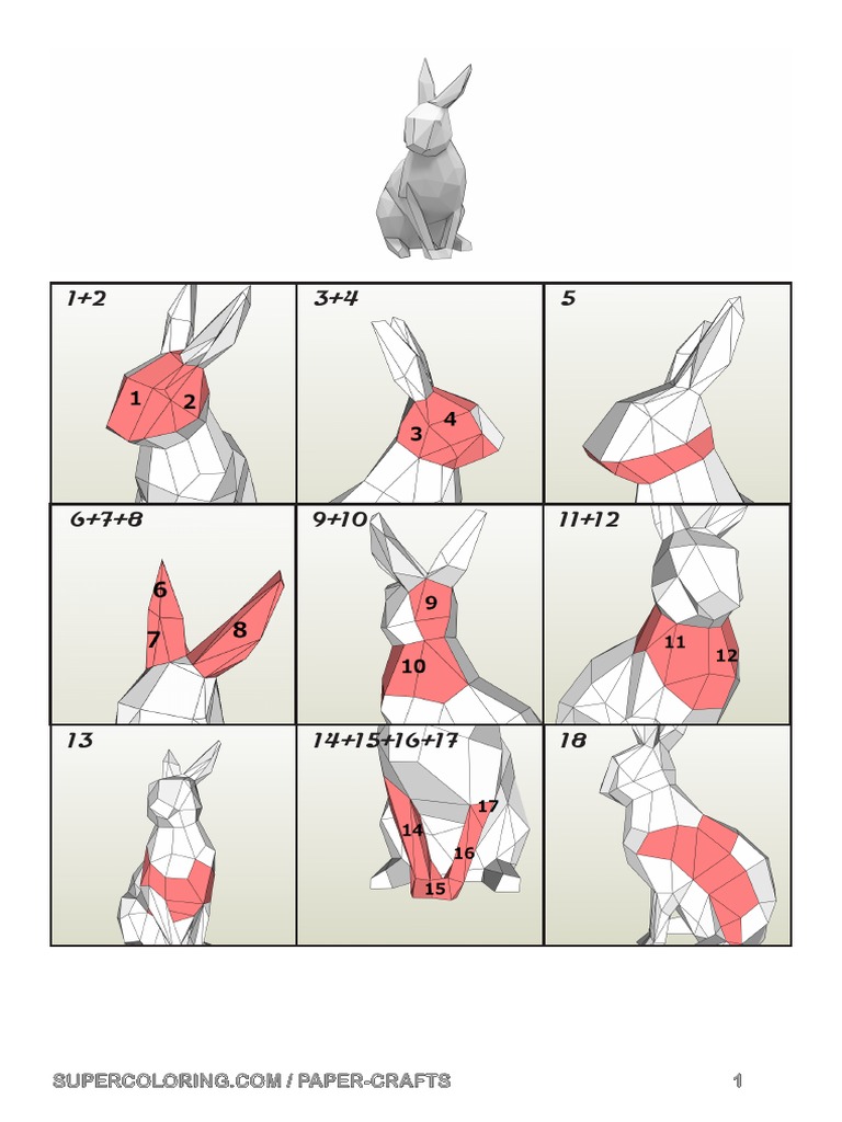 Easter Bunny Paper Crafts | PDF