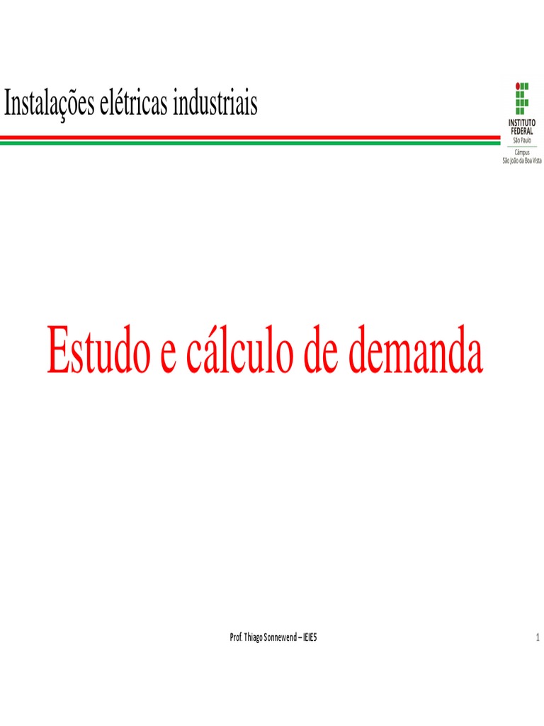 Cálculo de Demanda de Energia Elétrica | PDF | Potência (Física) | Tempo