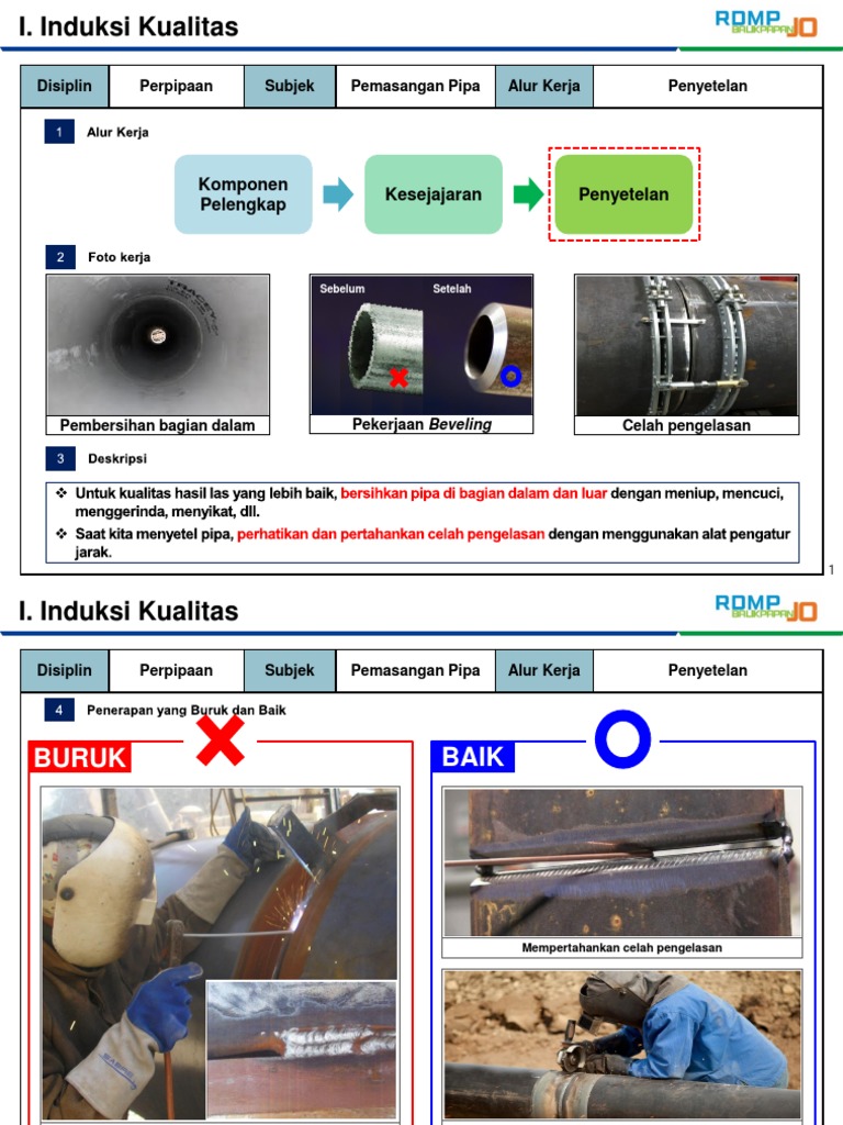Prosedur Fit Up Pipa untuk Pengelasan | PDF