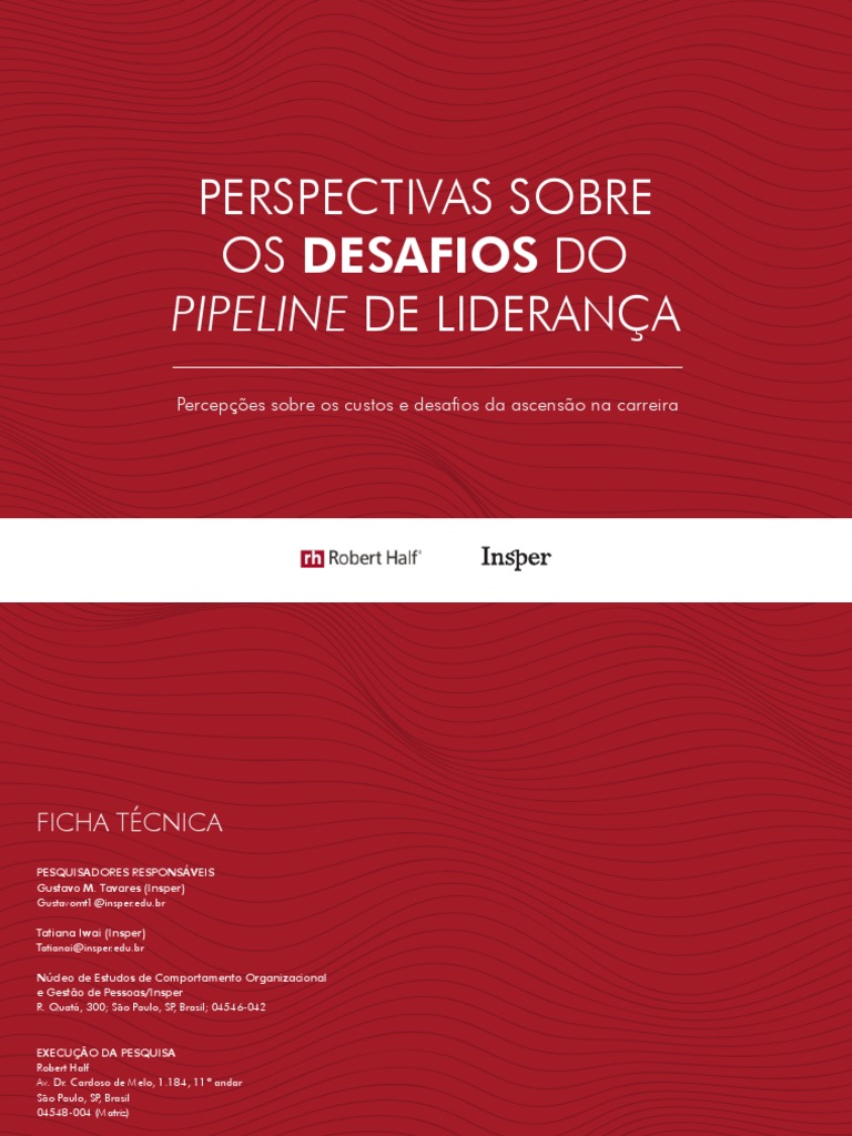 Perspectiva Sobre Os Desafios Do Pipeline de Liderança - Robert Half ...