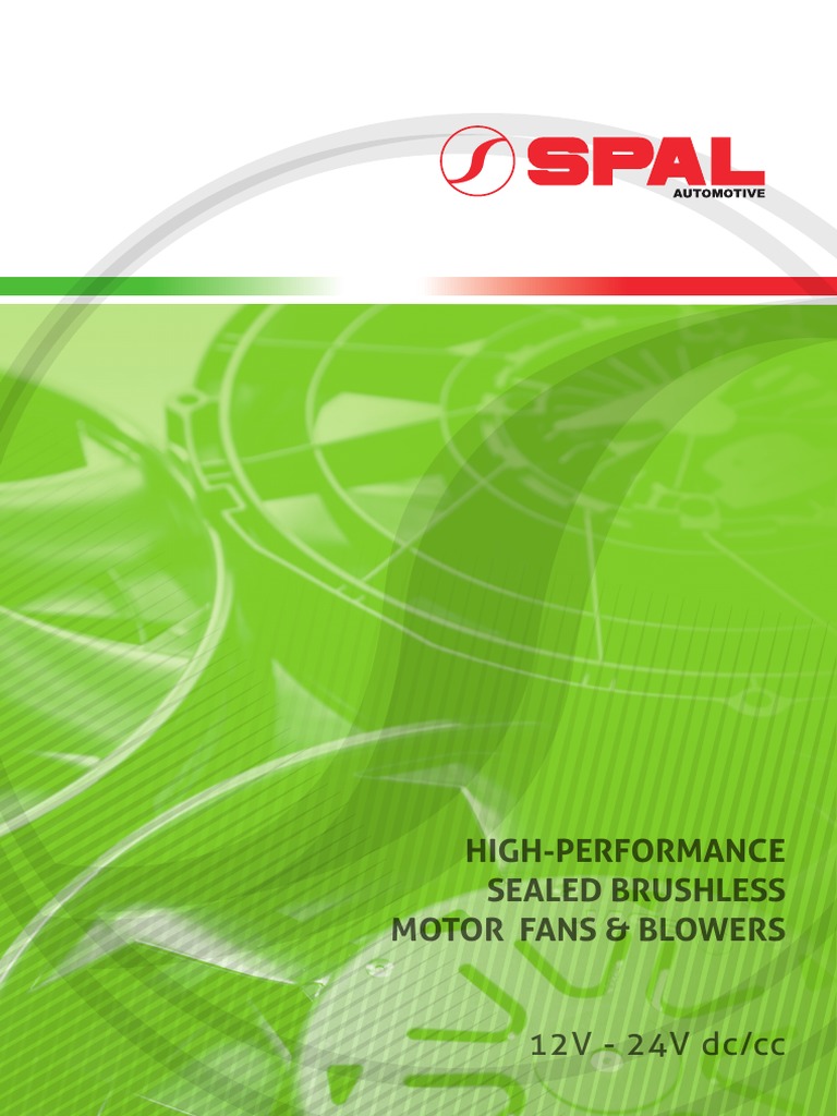 High-Performance Sealed Brushless Motor Fans & Blowers: 12V - 24V DC/CC ...