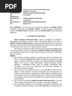 Modelo de Avenimiento Condonacion | PDF | Pensión alimenticia | Judicaturas