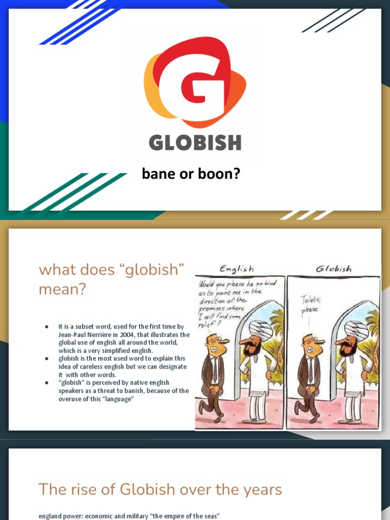Understanding Globish: Bane or Boon? | PDF | Language Arts & Discipline ...