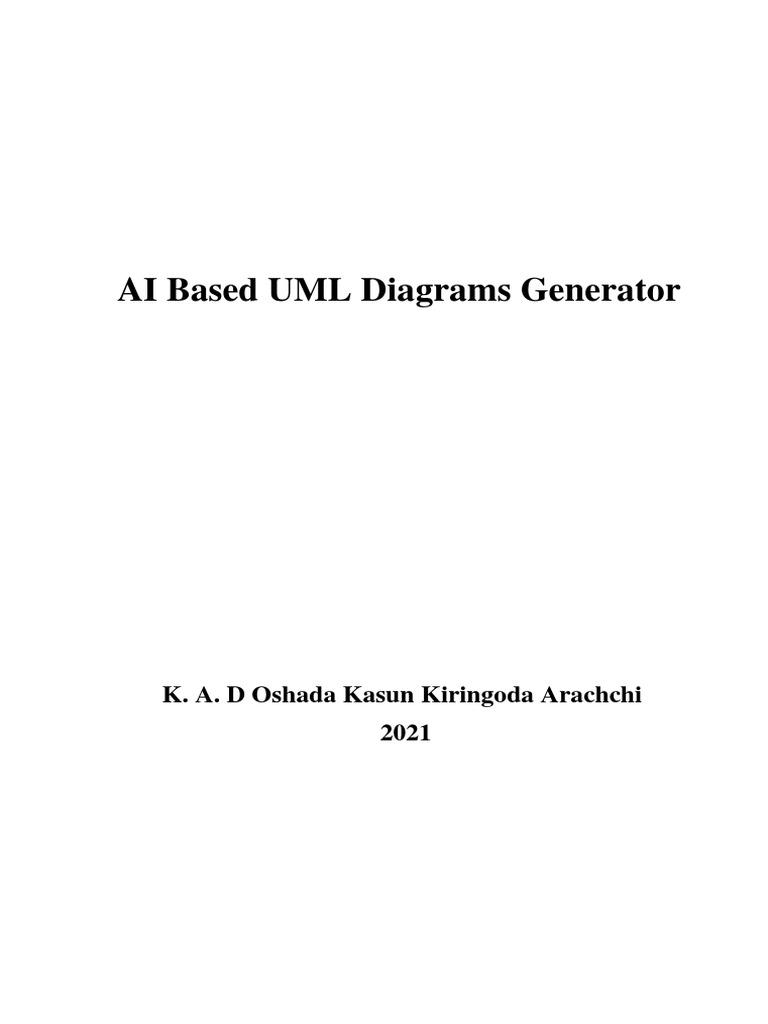 Ai Uml Generator | PDF