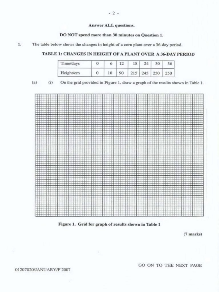 CSEC Biology Paper 2 Exam Practice #1 | PDF