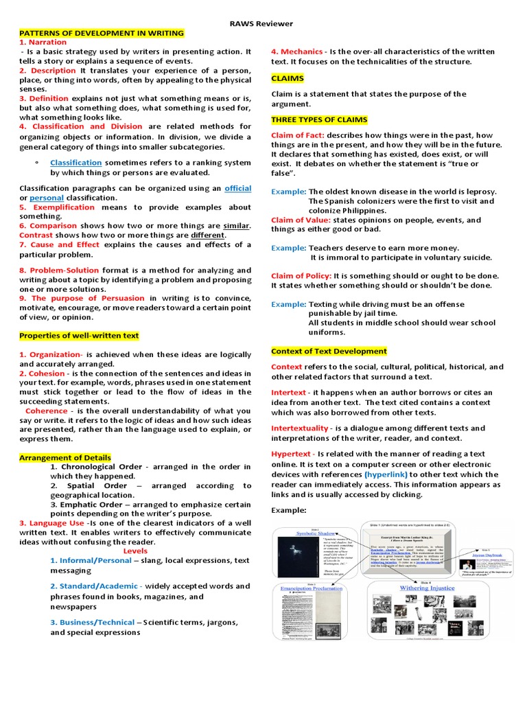 RAWS | PDF | Intertextuality | Cognition