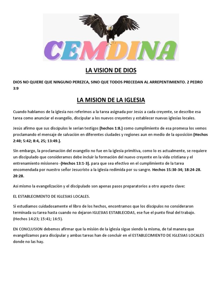 La Vision de Dios: Dios No Quiere Que Ninguno Perezca, Sino Que Todos ...