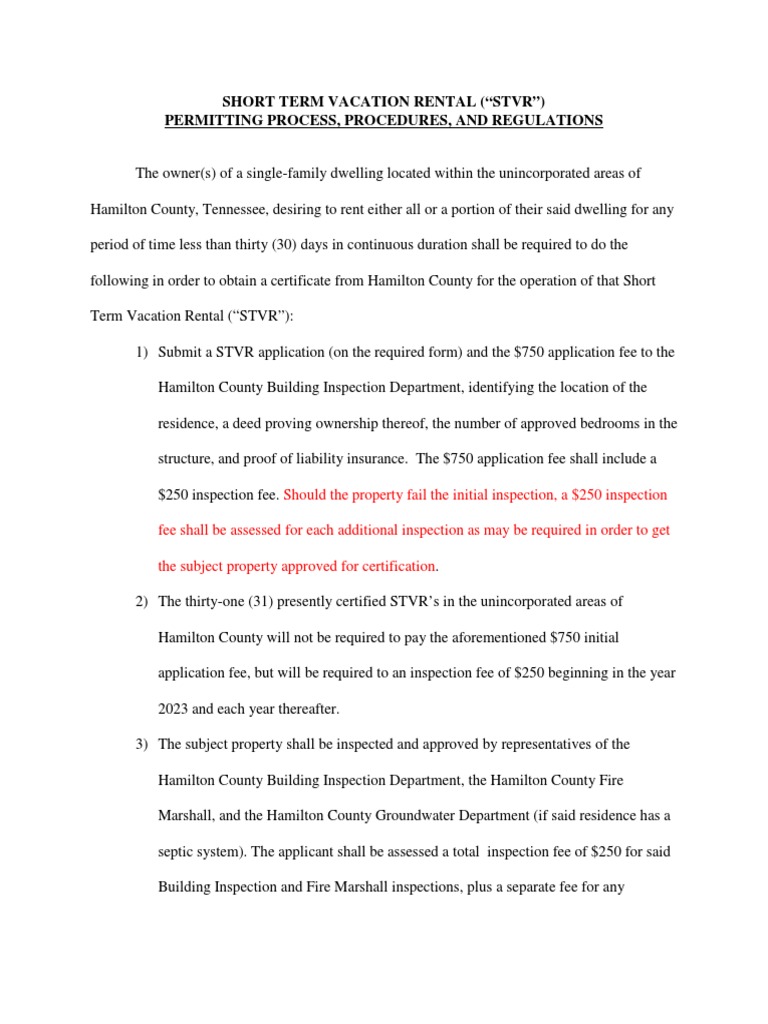 STVR Proposals For Hamilton County | PDF