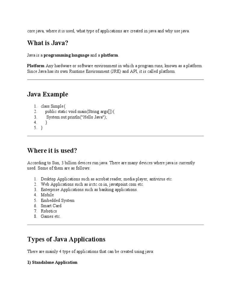 Corejava 02 Basic Of Java Pdf