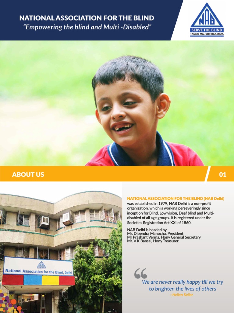 NAB Booklet | PDF | Visual Impairment | Disability