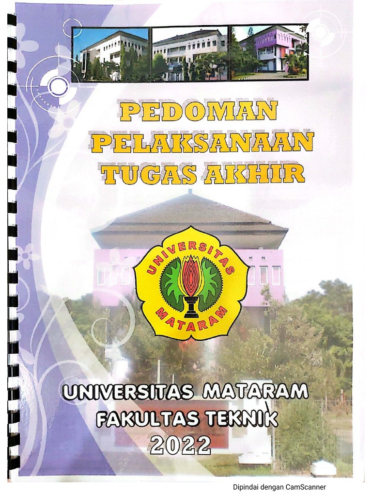 Pedoman Tugas Akhir FT Unram - 2022 | PDF