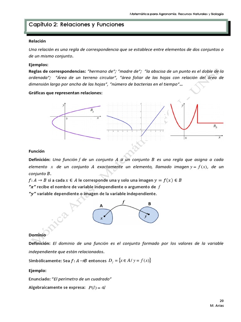 Funciones | PDF | Función (Matemáticas) | Número Real