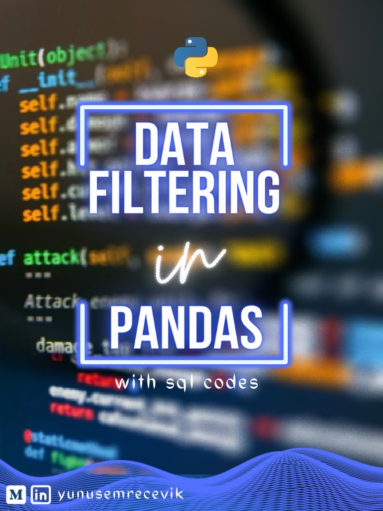 Data Filtering in Pandas | PDF | Sql | Regular Expression