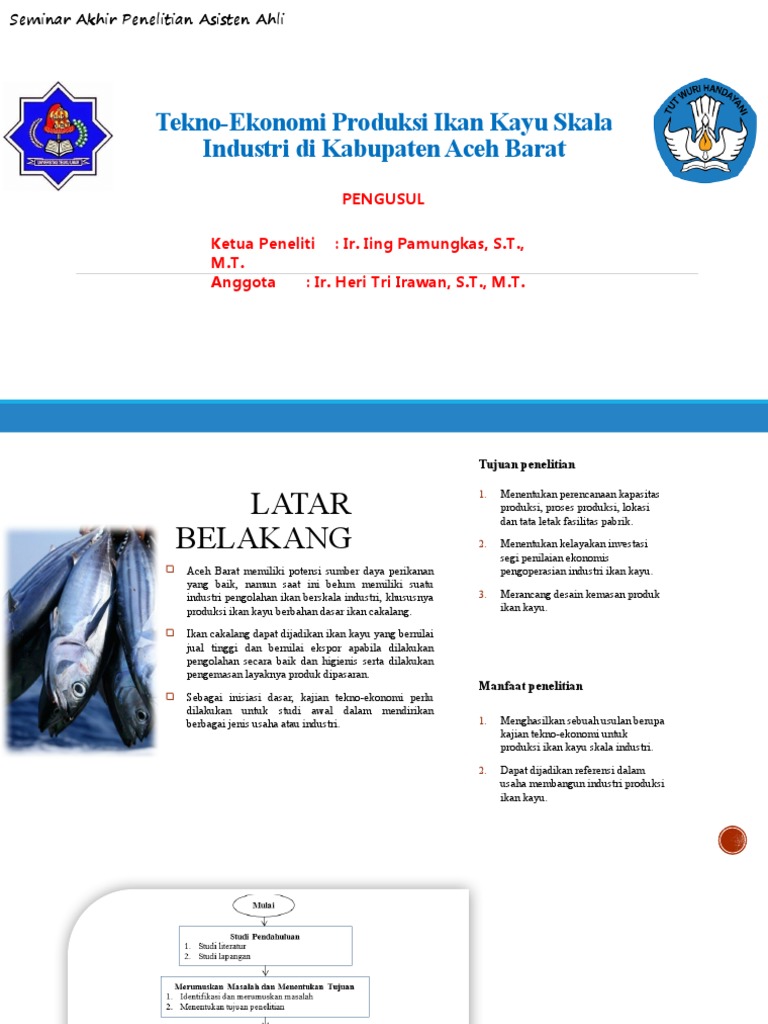 Tekno-Ekonomi Produksi Ikan Kayu Skala Industri Di Kabupaten Aceh Barat | PDF