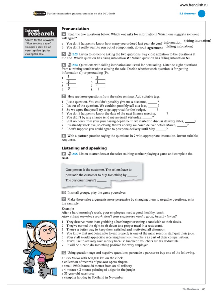 Question Tags Intonation | PDF