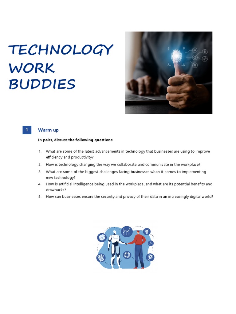Technology-Work-Buddies c1 | PDF | Phrase | Artificial Intelligence