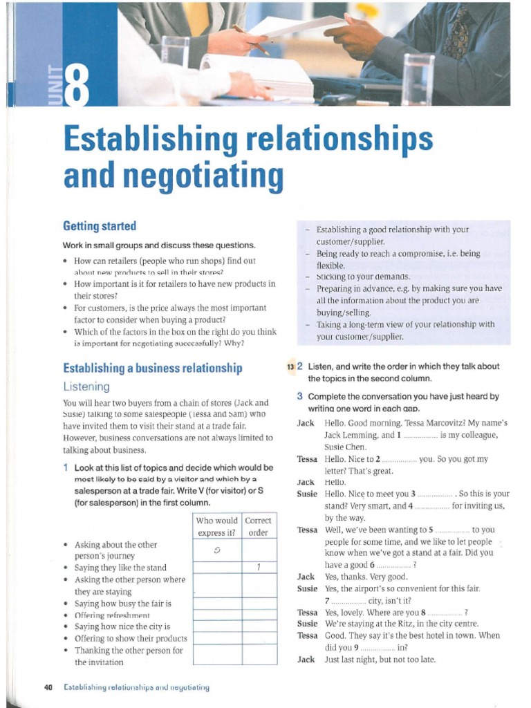 Negotiations | PDF