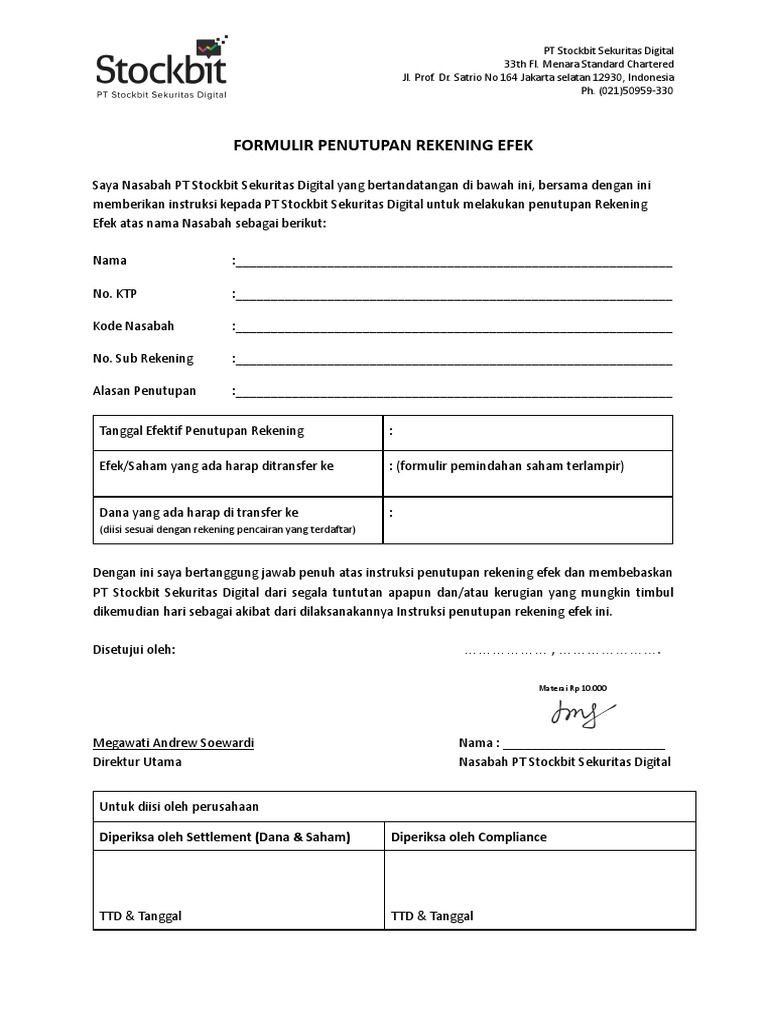 Penutupan Rek | PDF