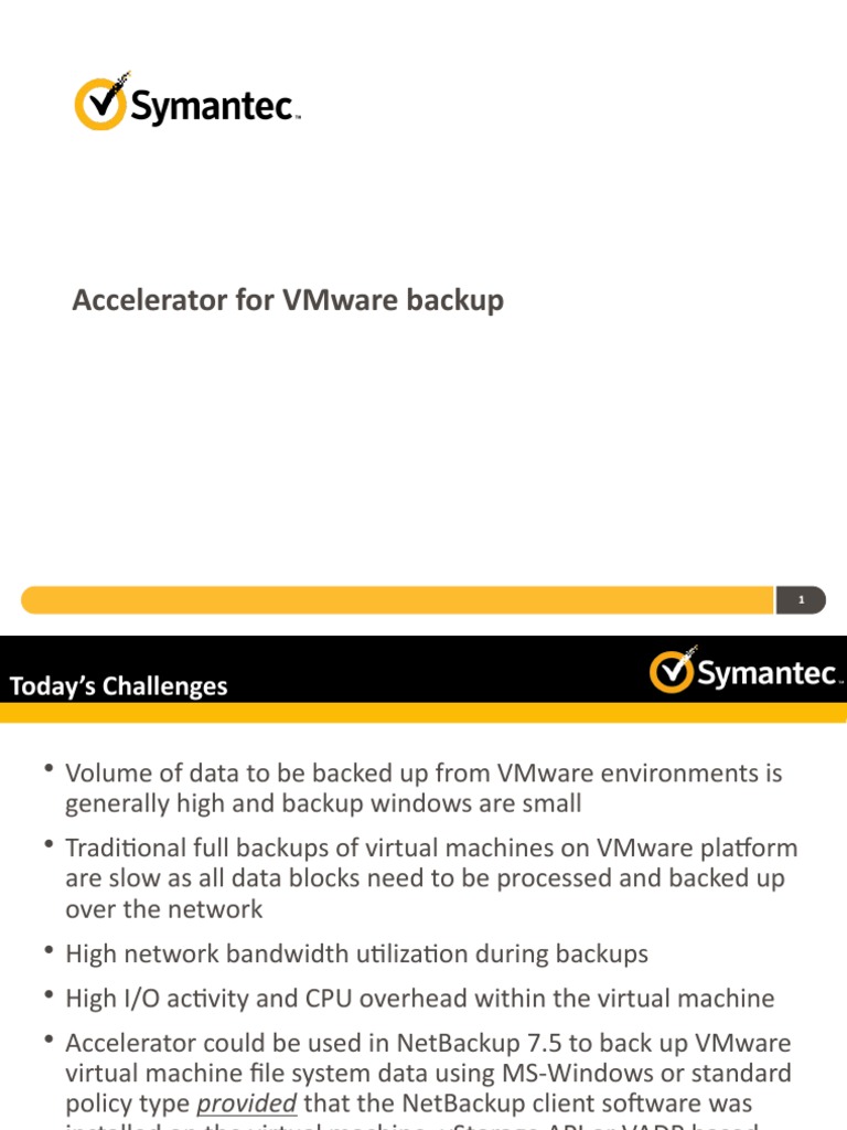 Accelerator For VMware Backup | PDF | Backup | Operating System Technology Accelerator For VMware Backup | PDF | Backup | Operating System Technology