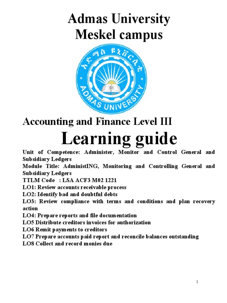 Administering Accounts Receivable and Payable: A Guide to Monitoring ...