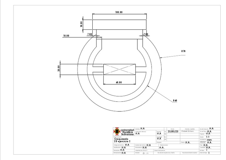 Croquizado 2D Ejercicio 2 | PDF