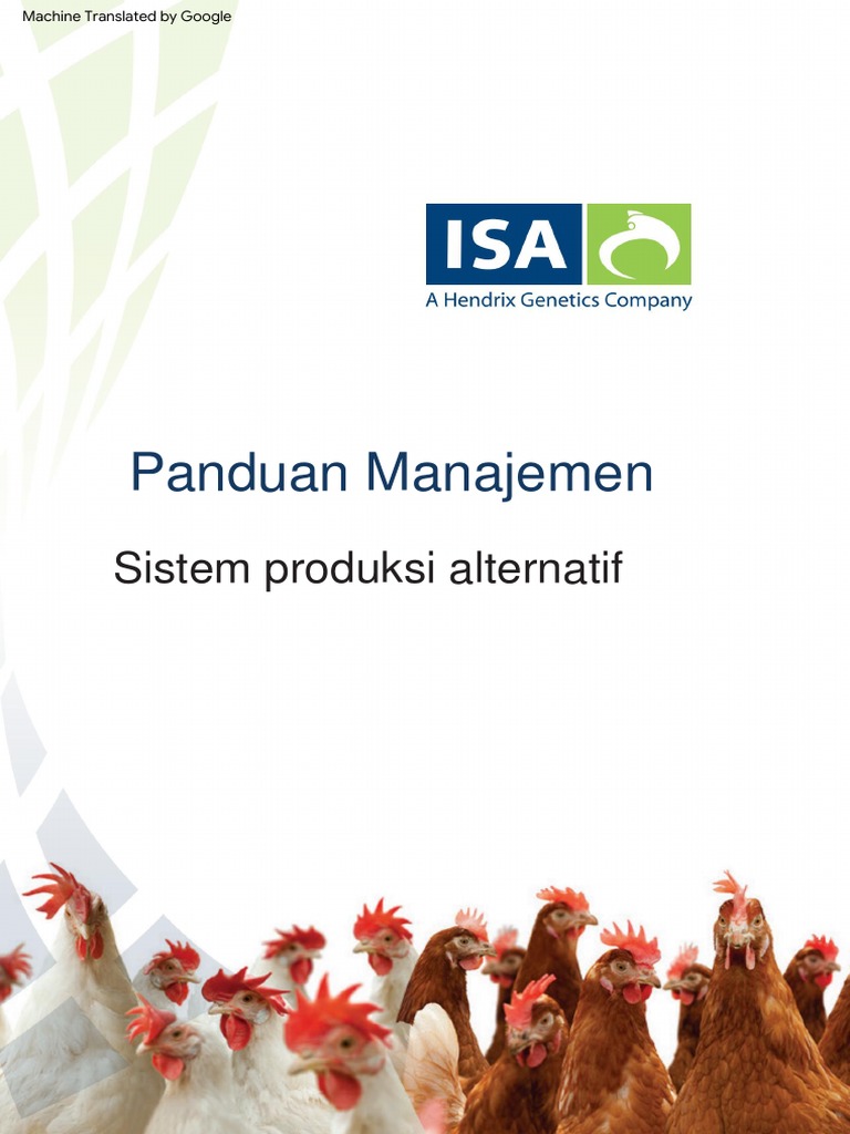 ISA Alternative Productions Management Guide (En-Id) | PDF