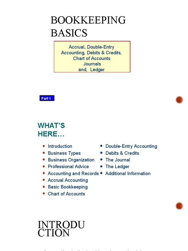 BOOKKEEPING Basics | PDF | Debits And Credits | Bookkeeping